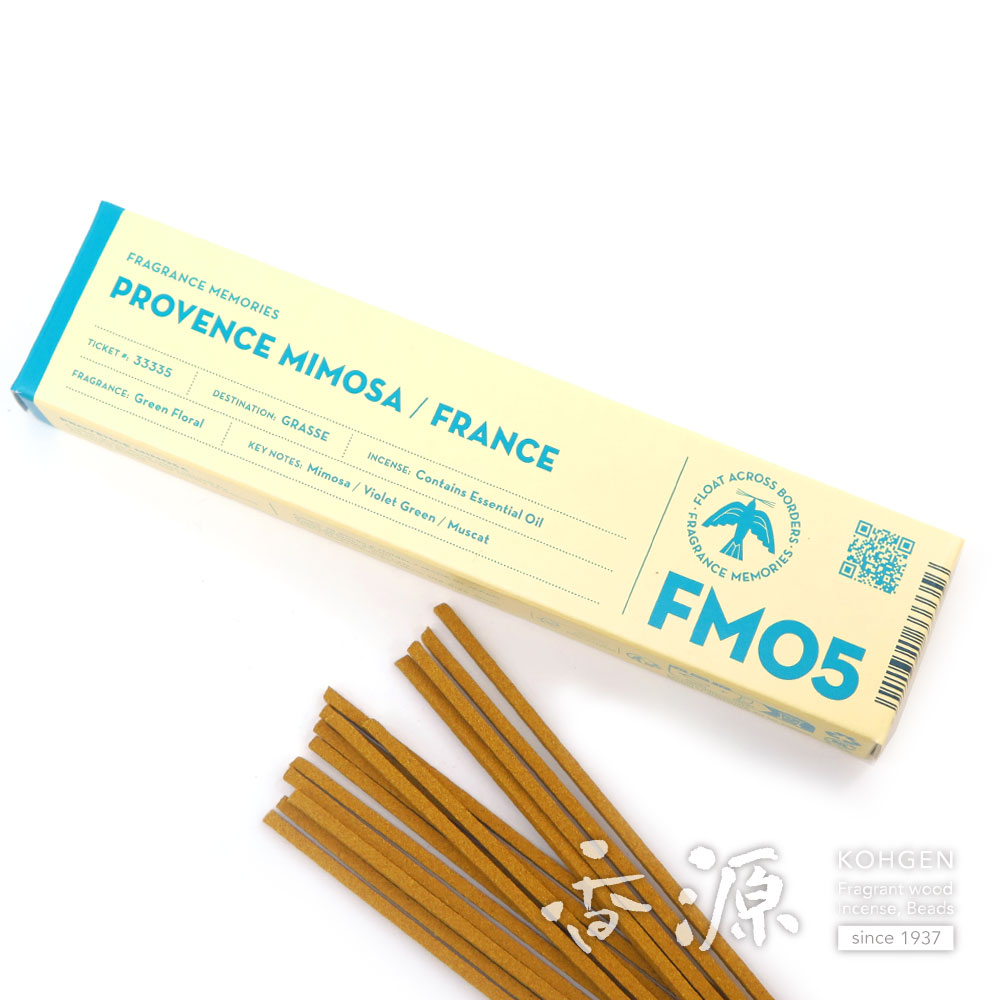 日本香堂のお香 FM 05 フレグランスメモリーズ プロヴァンスミモザ 15本入りの通販 - お香専門店香源