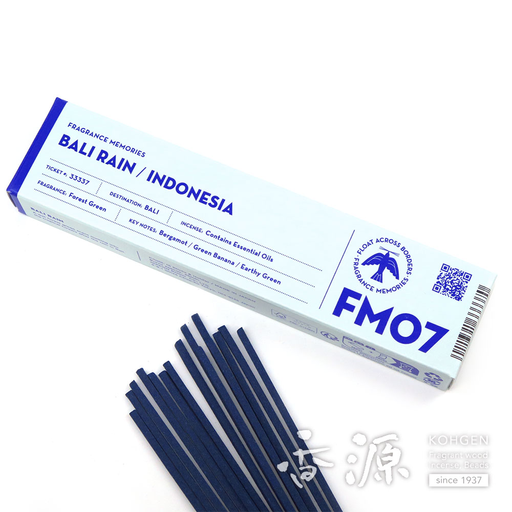 日本香堂のお香 FM 07 フレグランスメモリーズ バリレイン 15本入りの通販 - お香専門店香源